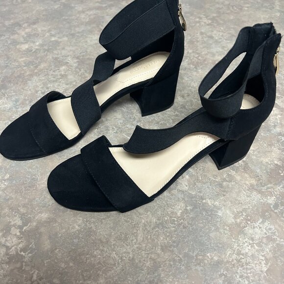 Liz Claiborne | Shoes | Liz Claiborne Emerson Strappy Black Sandals ...